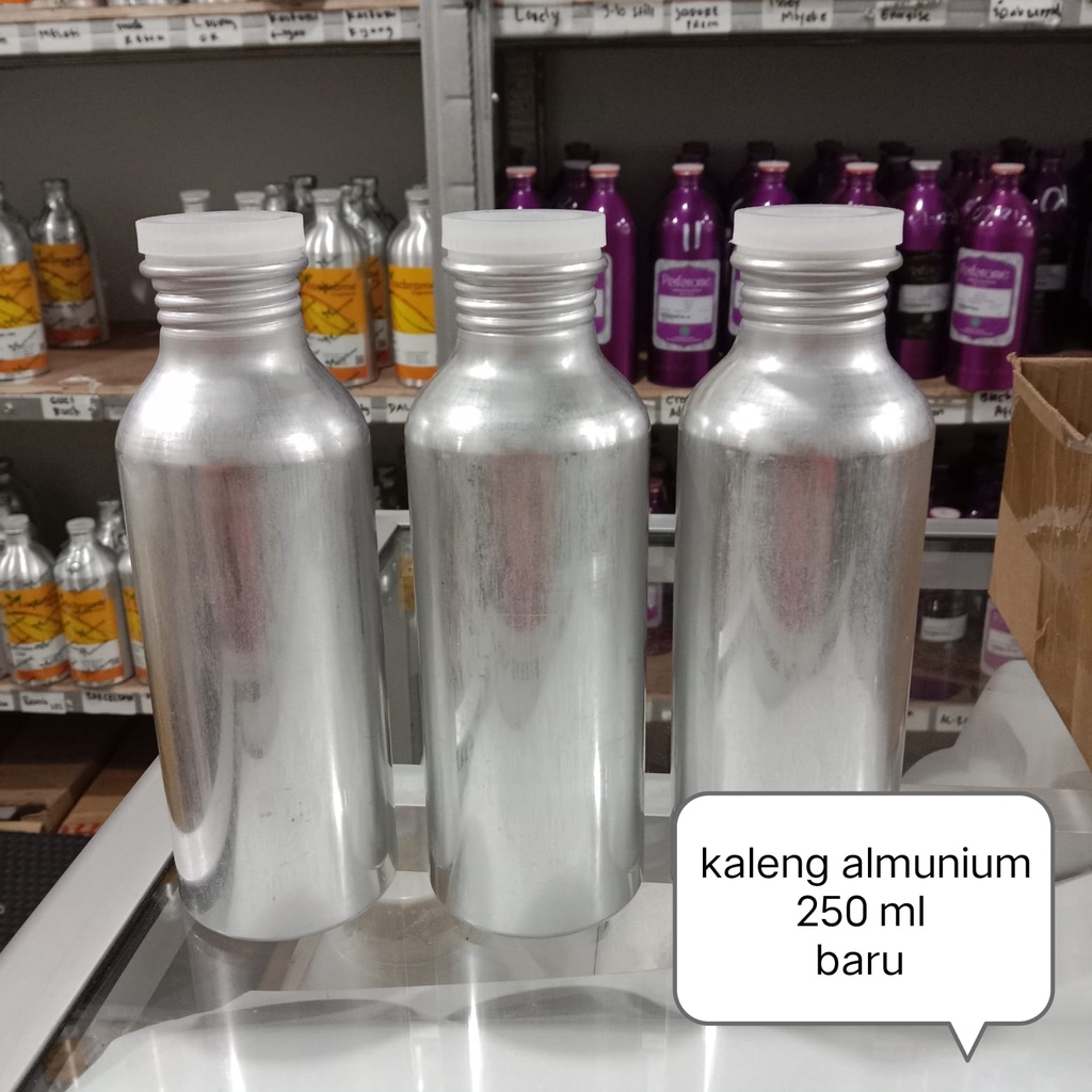 Jual KALENG ALMUNIUM UKURAN 250 ML BARU ( UNTUK TEMPAT PARFUM) | Shopee ...