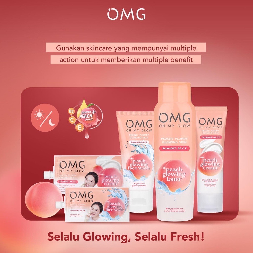 Jual OMG Oh My Glow Skin Care / Indonesia Facial Wash Micellar Water ...