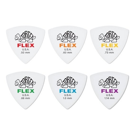 Jual Jim Dunlop Tortex Flex Triangle Pick Gitar | Shopee Indonesia