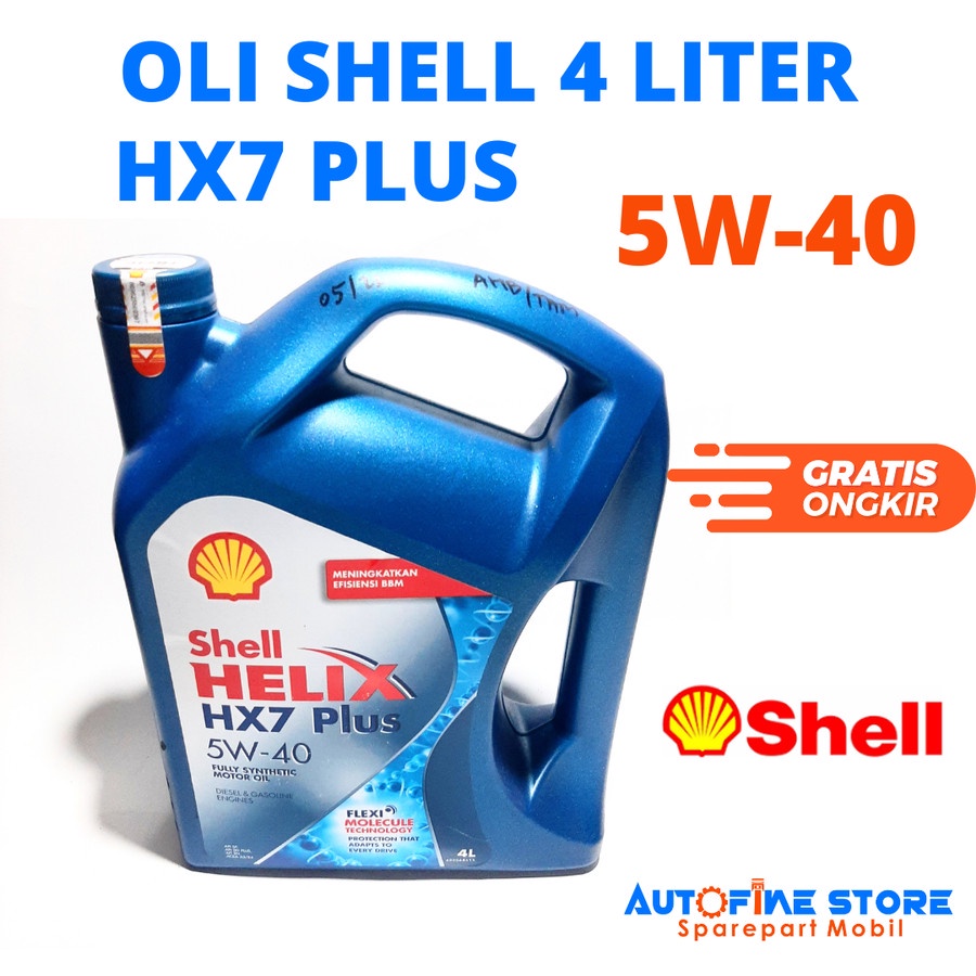 Jual Oli Shell HX7 Plus 5w-40 Galonan (4liter) Original | Shopee Indonesia