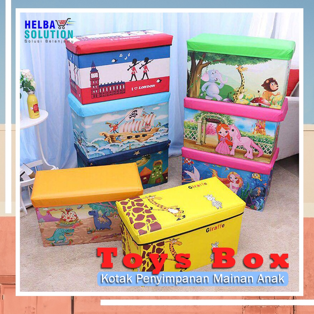 Jual Toys Box Storage Box JUMBO Kotak Penyimpanan Mainan Anak Serbaguna ...