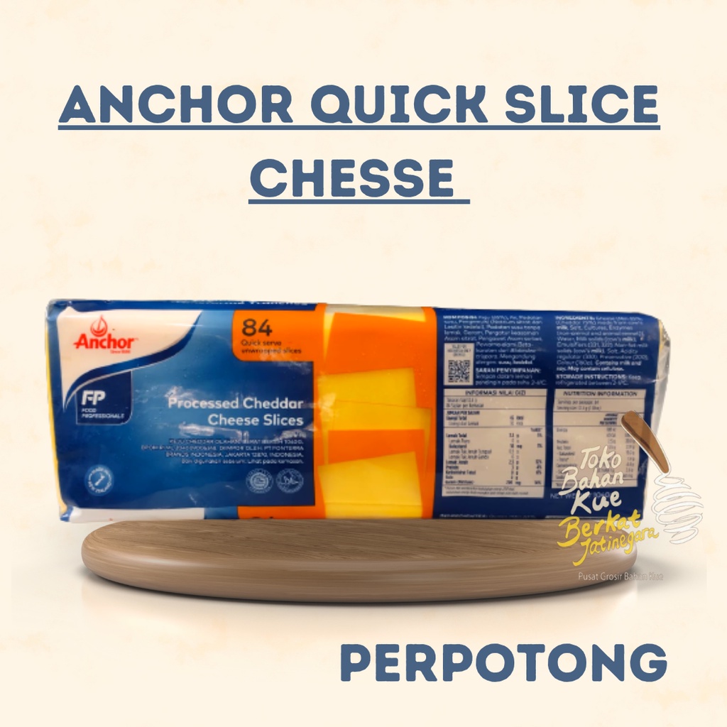 Jual KEJU QUICK MELT / ANCHOR QUICK MELT SLICES COLOURED ( 28 SLICE ...