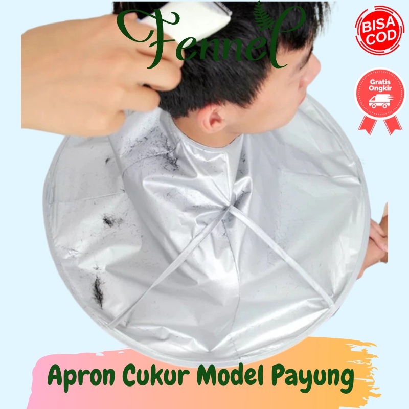 Jual Apron Jubah Cukur Pangkas Rambut Model Payung D 60cm 458 | Shopee ...