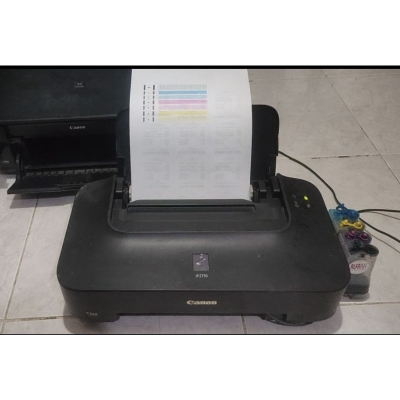 Jual PRINTER CANON IP2770 BEKAS MODIF TABUNG TINTA INK TANK HANYA CETAK ...
