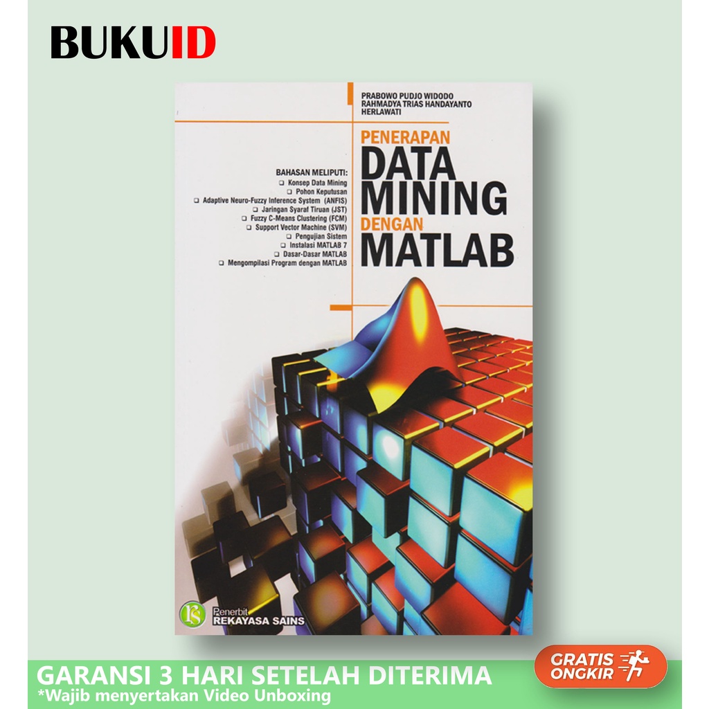 Jual Buku Penerapan Data Mining Dengan Matlab Shopee Indonesia