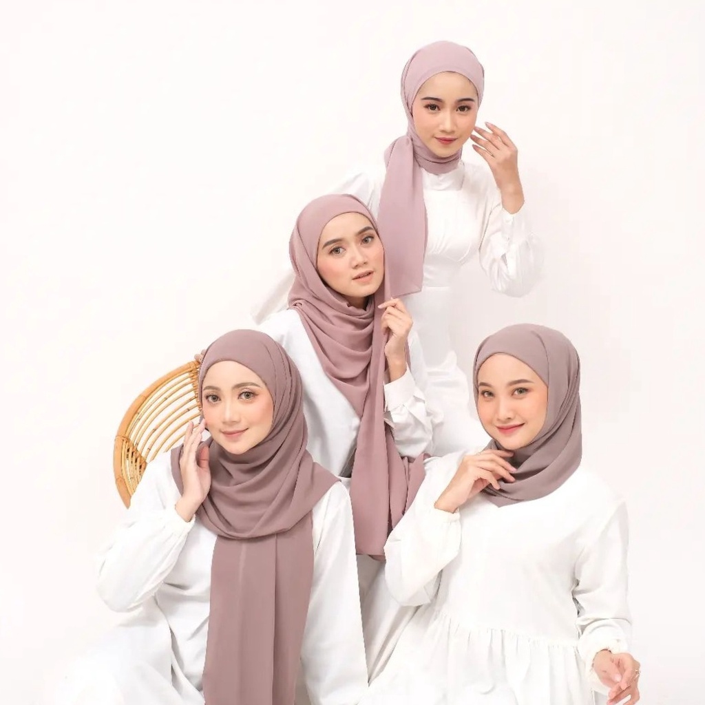 Jual (PART 2) JACE PASHMINA INNER 2in1 / Pashmina Malay / Pashmina Instant Ceruty Babydoll ...