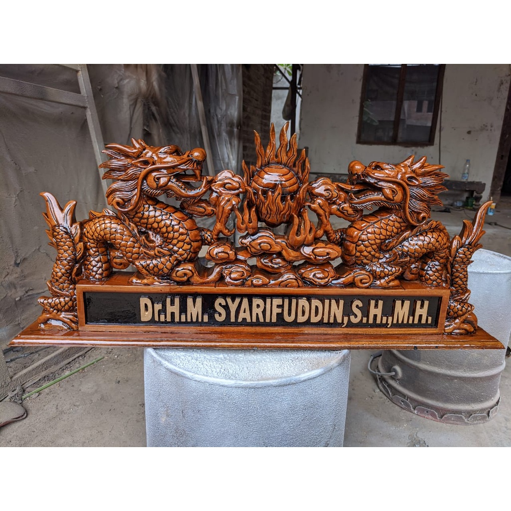 Jual PAPAN NAMA / PAPAN NAMA KAYU / PAPAN NAMA MEJA UKIR / PAPAN NAMA ...