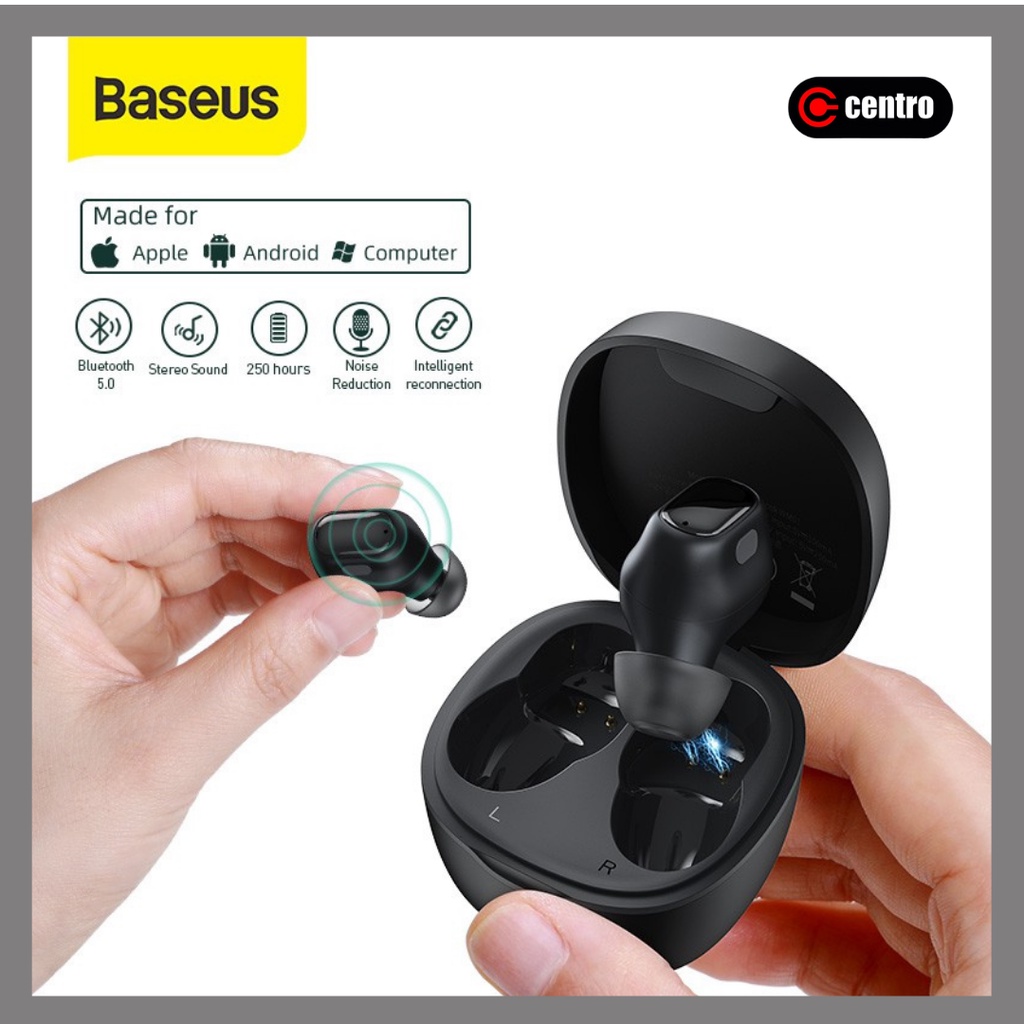 Jual Baseus Encok Wm01 True Wireless Original Tws Mini Bluetooth ...