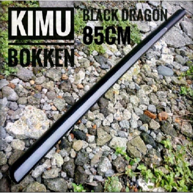 Jual black dragon Boken pedang bokuto boken natural black 100cm ...