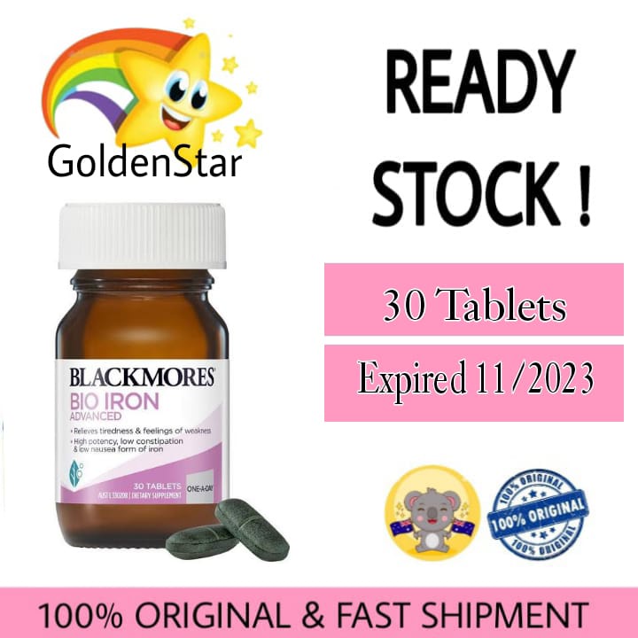 Jual Blackmores Bio Iron Advanced 30 tablets | Shopee Indonesia