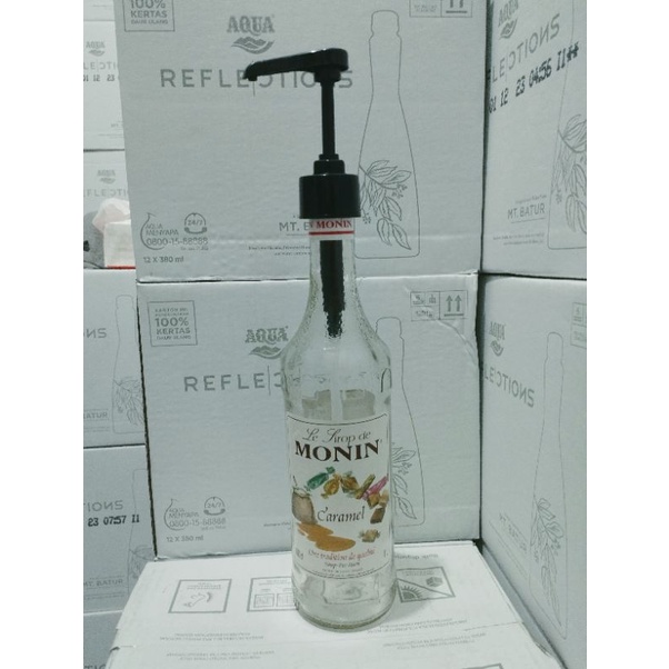 Jual Botol monin 1 liter + pompa syrup | Shopee Indonesia