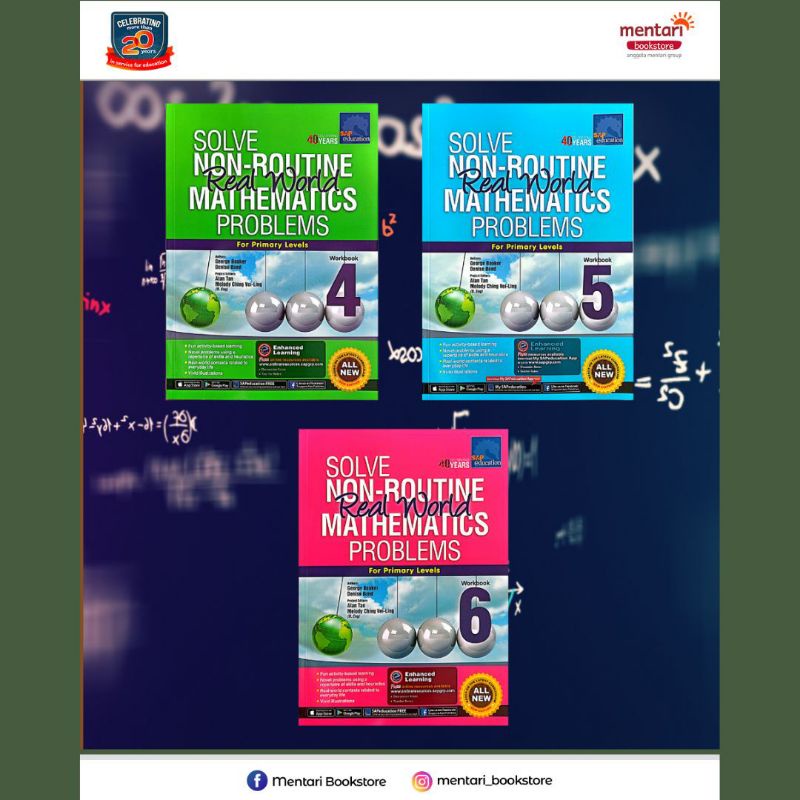 Jual Solve Non Routine Real World Math Problem Workbook I Buku Latihan Math Sekolah Dasar ...