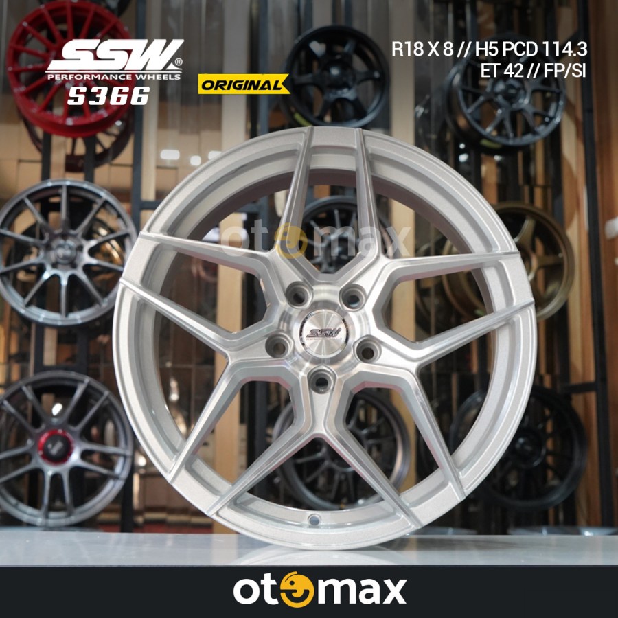 Jual Velg Mobil SSW S366 Original Ring 18 FP/SI | Shopee Indonesia