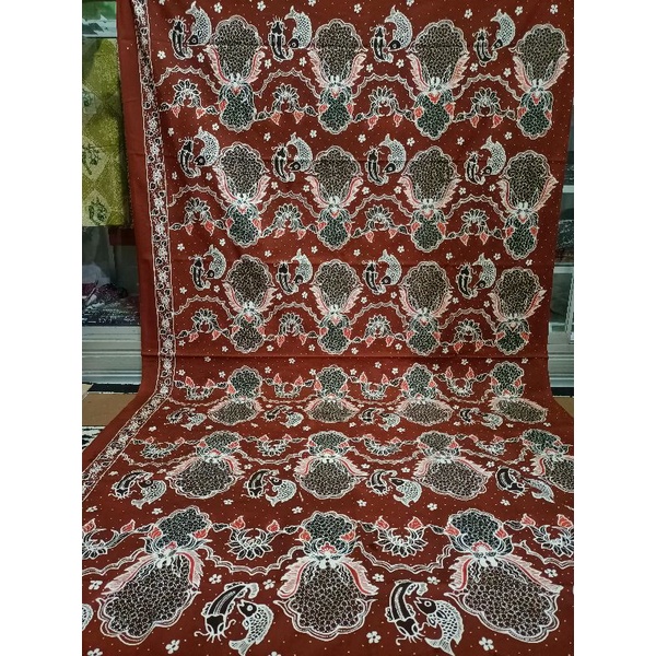 Jual Batik Tulis Lamongan motif bandeng lele mahkota | Shopee Indonesia