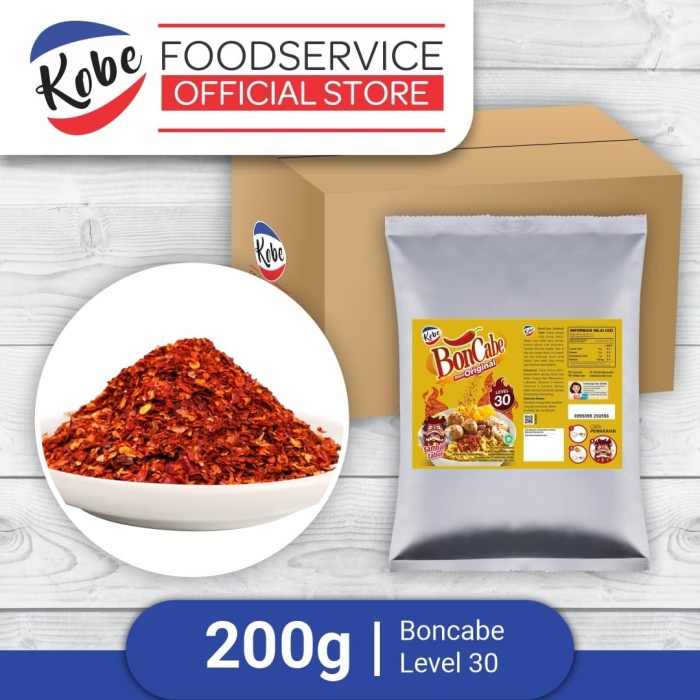 Jual BonCabe Original Level 30 200gr Sambal Tabur - Kemasan Besar ...