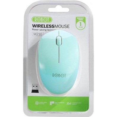 Jual Mouse Wireless ROBOT M210 + Batre | Shopee Indonesia