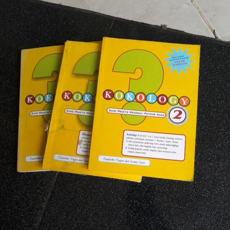 Jual BUKU KOKOLOGY 2( game praktis menggali potensi anda) | Shopee Indonesia