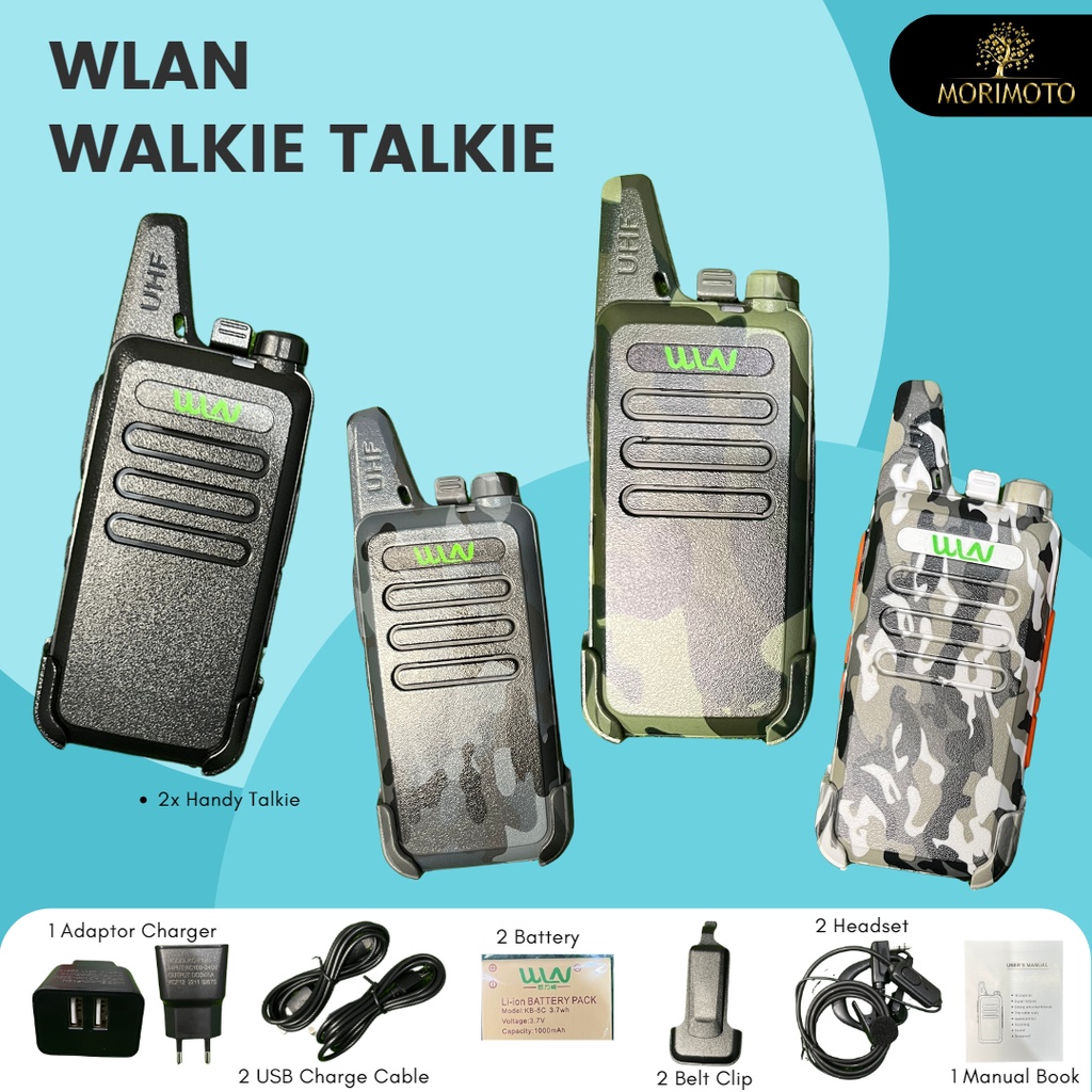 Jual HT WALKIE TALKIE HANDY TALKY RADIO WLN ISI 2 UNIT SET UHF TWOWAY ...