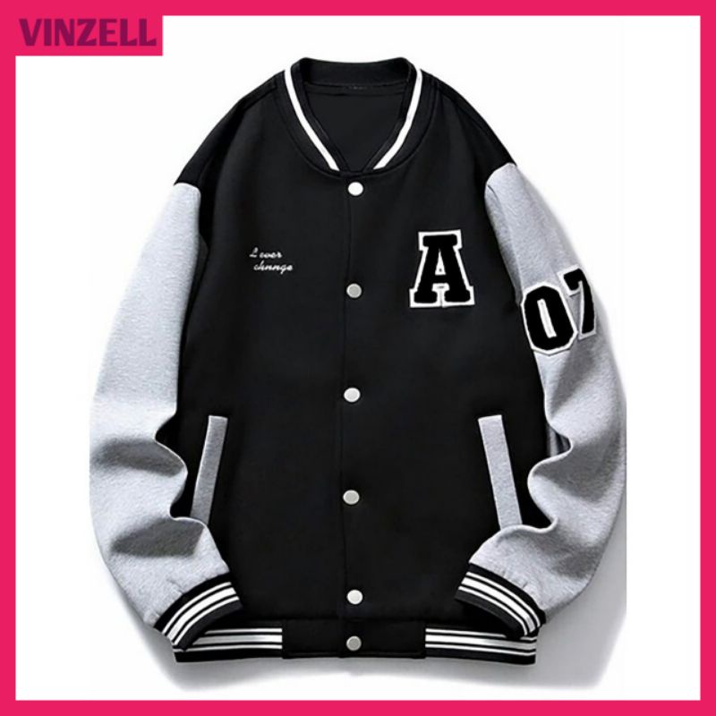 Jual JAKET BASEBALL BIGSIZE (S-XXXXXL-6XL) JAKET VARSITY KANCING BOMBER ...