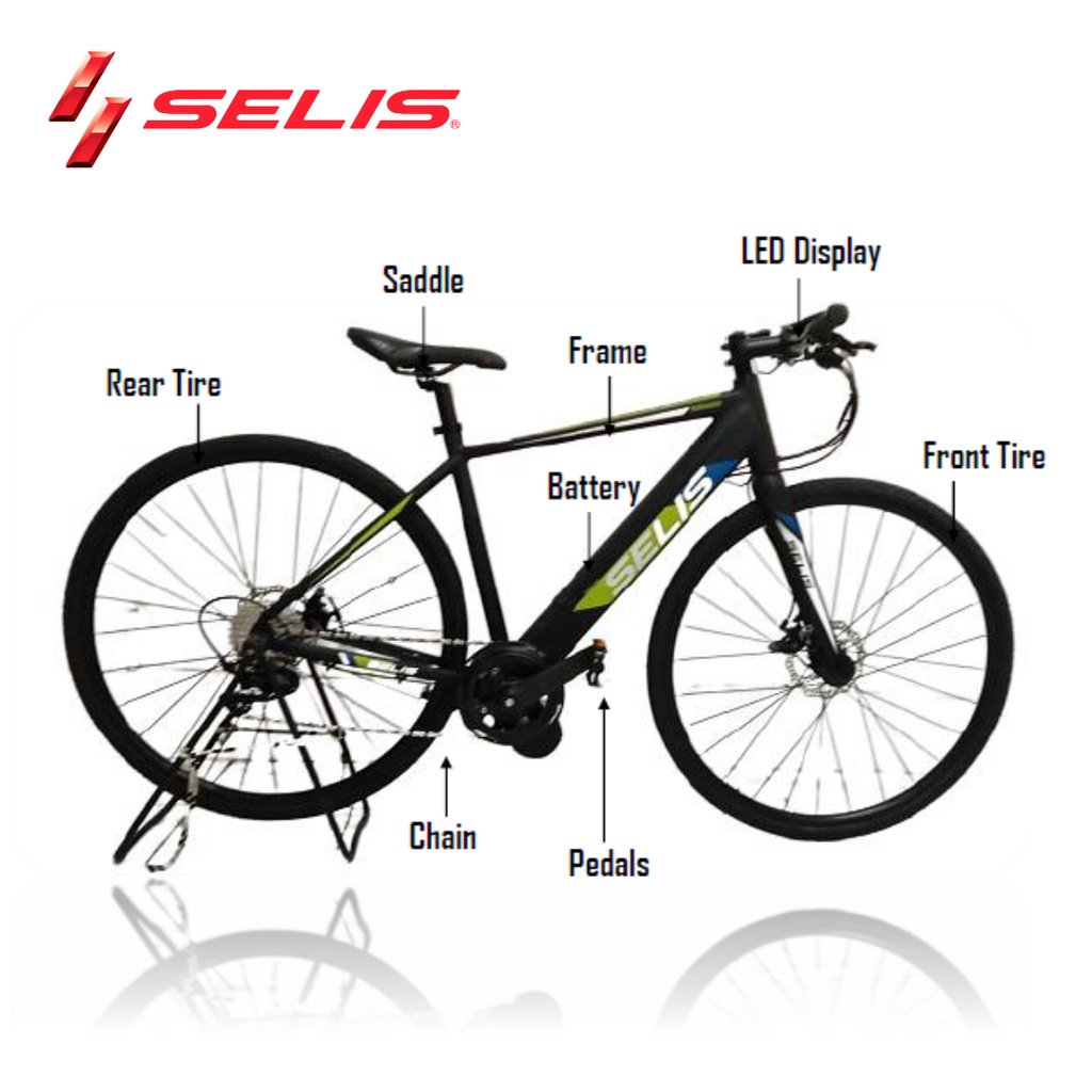 Jual Sepeda listrik Selis Tipe Roadbike Tornado | Shopee Indonesia
