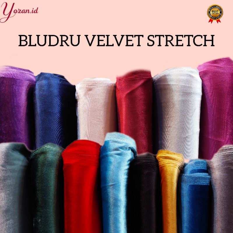 Jual Kain BLUDRU BELUDRU VELVET PREMIUM SUPER STRETCH IMPOR Lebar 150cm ...
