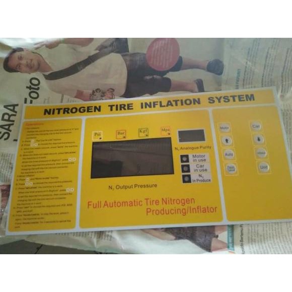 Jual Panel kuning tombol mesin nitrogen fly speed dan fly eagle sama ...