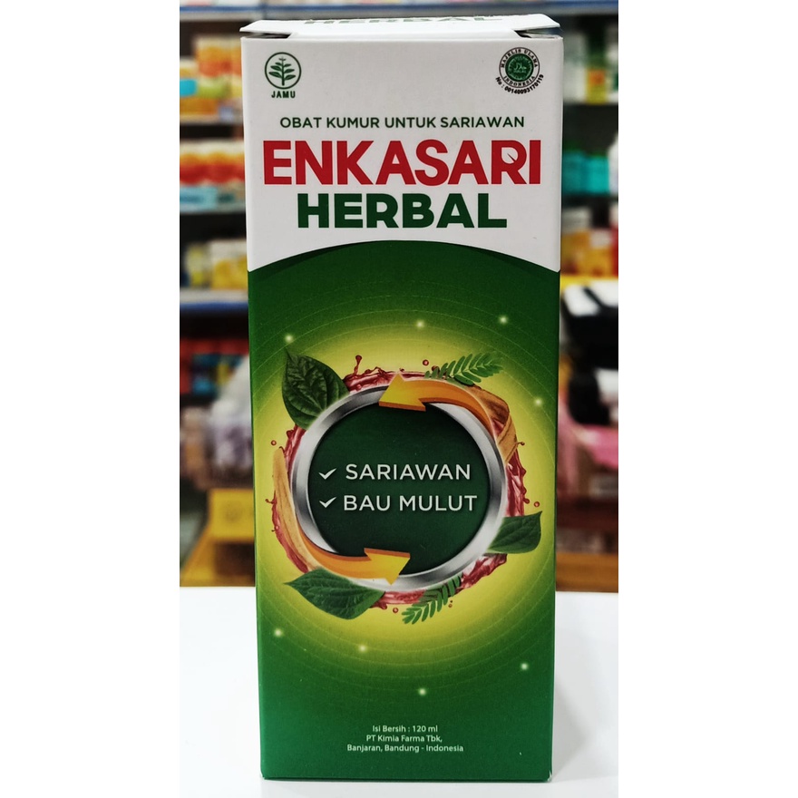 Jual Enkasari Obat Sariawan Herbal 120ml - Obat Sariawan Bau Mulut ...
