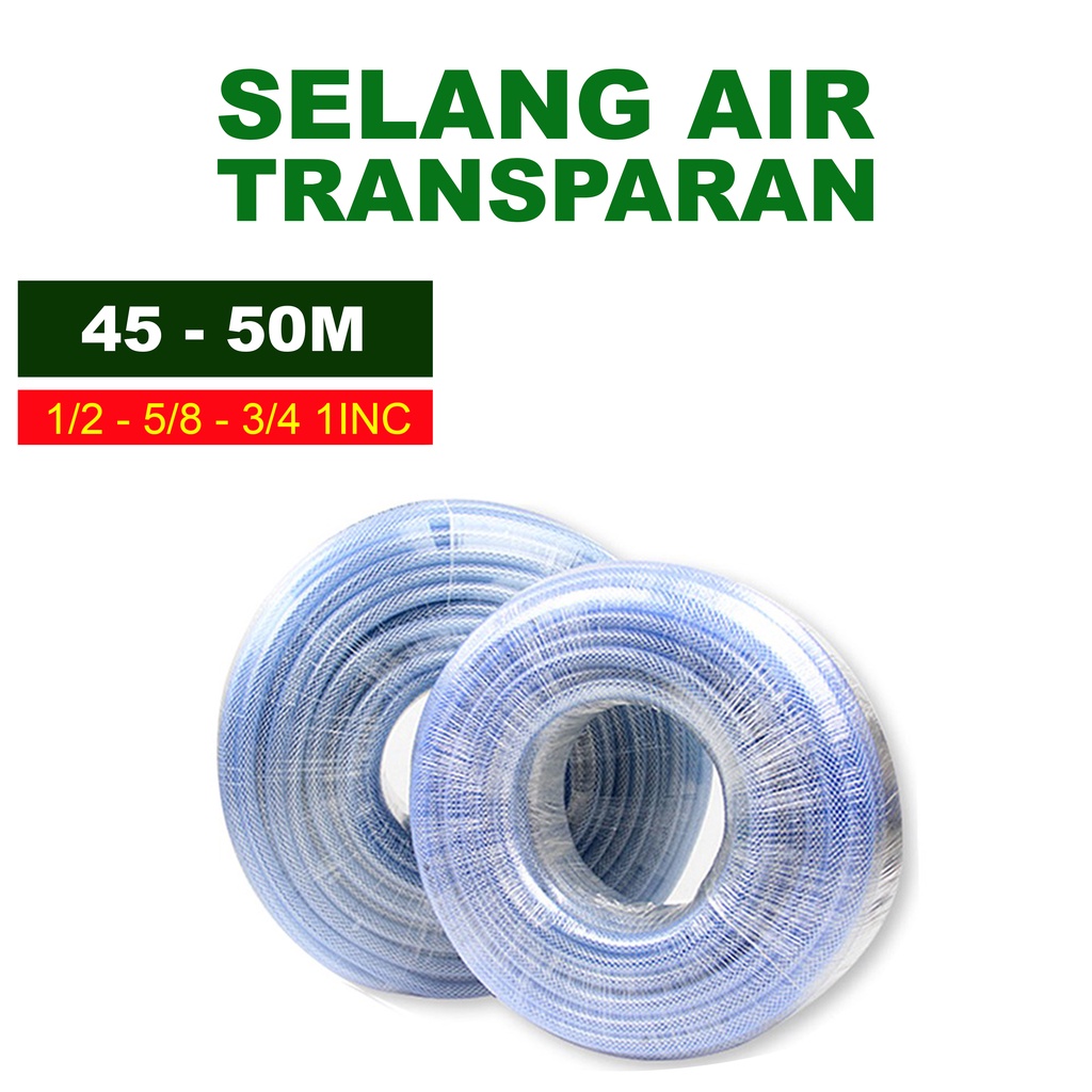 Jual Selang air 45 meter / selang air 50 meter / selang Transparan ...