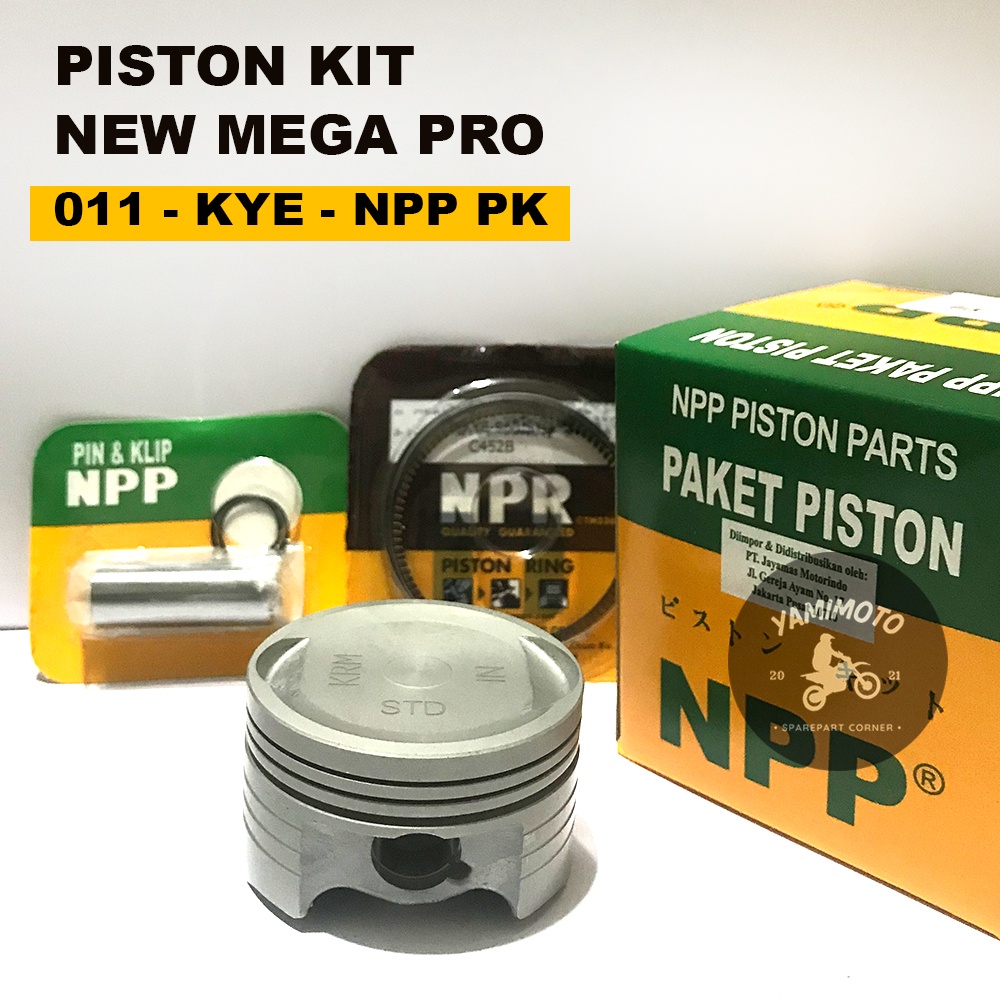 Jual PISTON KIT NPP Set HONDA NEW MEGA PRO 150 / VERZA 150 / CRF 150 ...