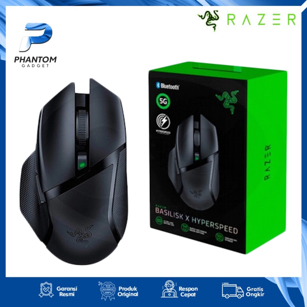 Jual Razer Basilisk X HyperSpeed Wireless Bluetooth Gaming Mouse | Shopee Indonesia
