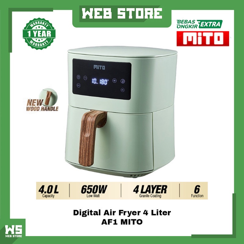 Jual Air Fryer MITO AF1 Penggorengan Listrik Digital 4 Liter Low Watt ...