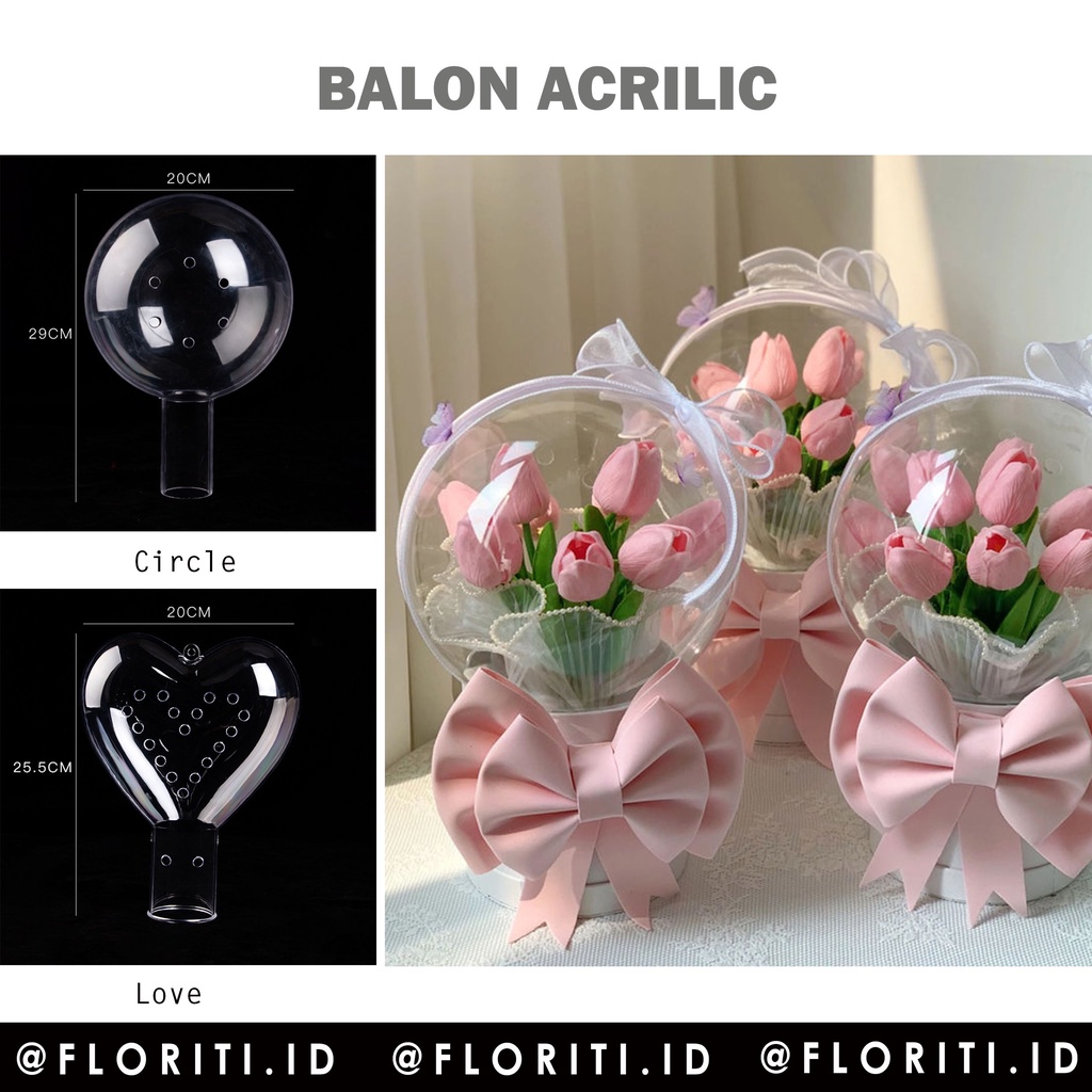 Jual Balon Acrilic Buket Bunga | Shopee Indonesia