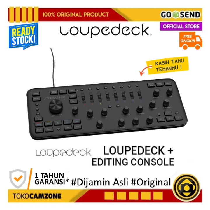 Jual Loupedeck + Photo & Video Editing Console - Loupedeck Plus The ...