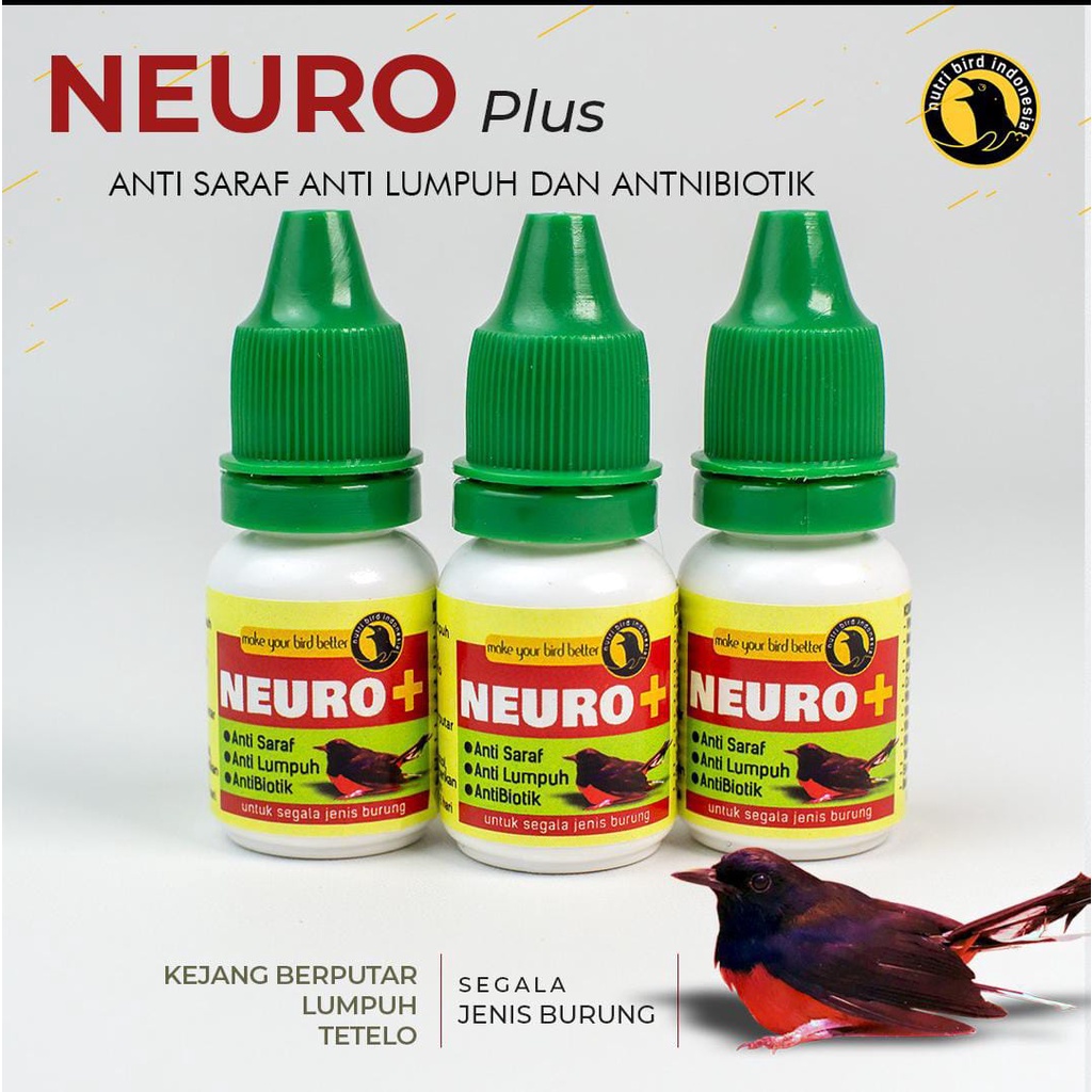 Jual NEURO PLUS Obat Burung Anti Saraf Anti Lumpuh Anti Kejang ...