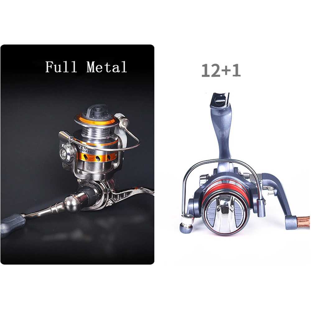 Jual TaffSPORT Reel Pancing Mini Spinning Fishing Reel 4.3:1 Gear Ratio ...