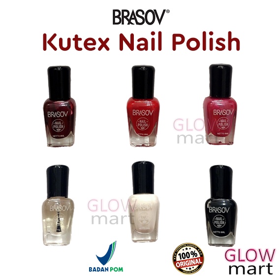 Jual GLOWMART BRASOV Kutex Nail Polish | Cat Kuku Kuteks Kutek BPOM ...