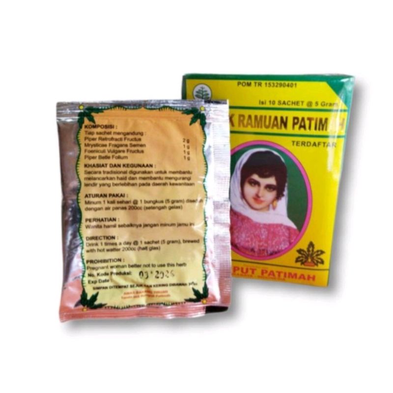 Jual JAMU SERBUK RAMUAN PATIMAH (isi 10 sachet) | Shopee Indonesia