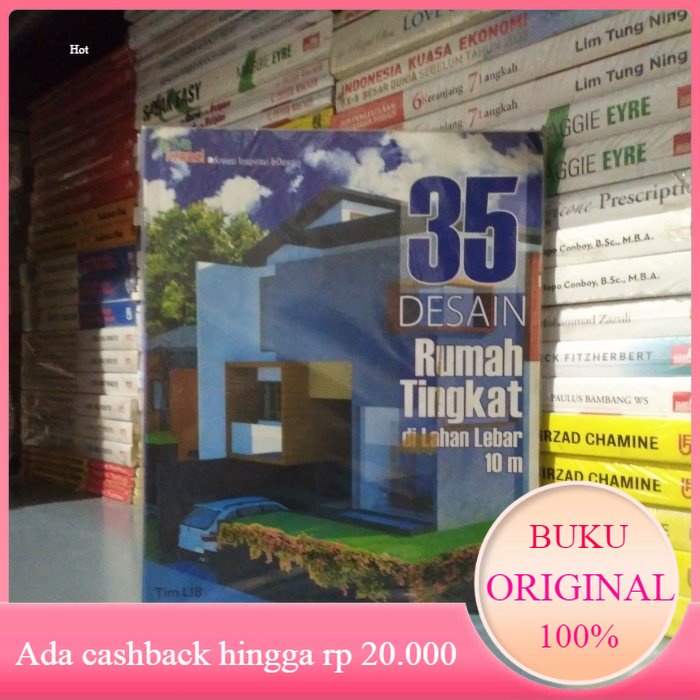 Jual Buku 35 DESAIN RUMAH TINGKAT DI LAHAN LEBAR 10 M | Shopee Indonesia