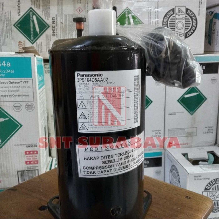 Jual Compressor AC Panasonic 2PS164D5AA02 / Jual Compressor AC 1PK R22 ...