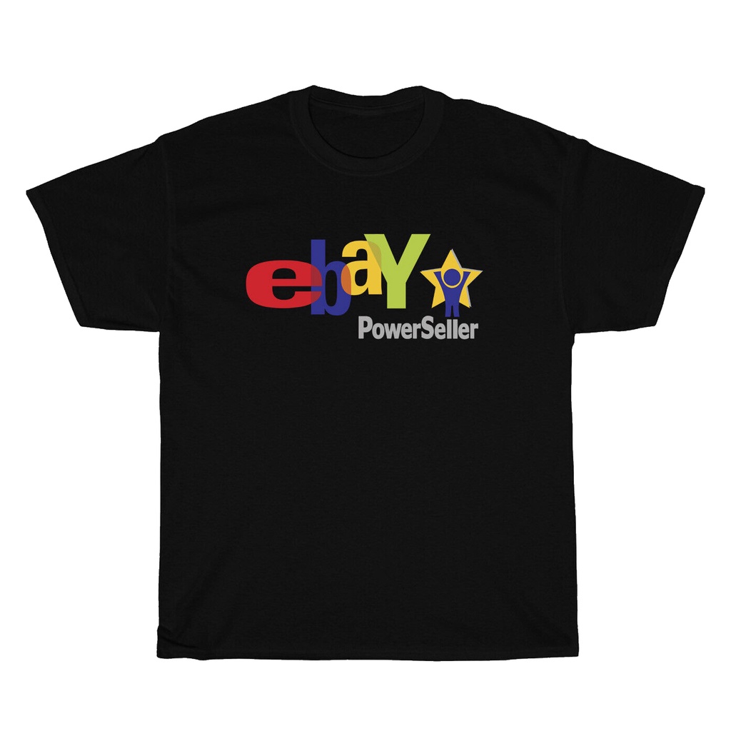 Jual Kaos ebaY Power Seller Logo Tshirt 100% Cotton | Shopee Indonesia