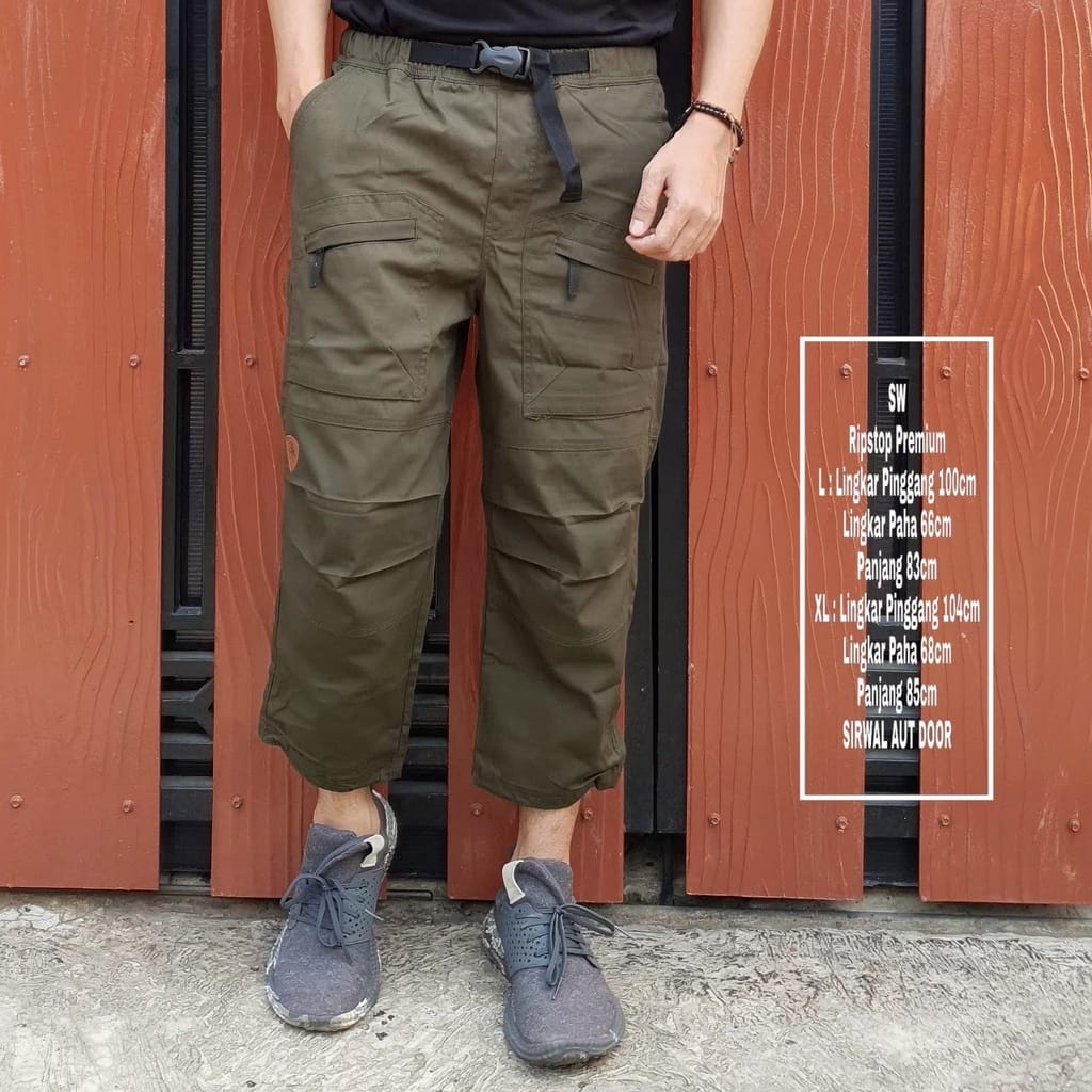 Jual Celana Sirwal Muslim Sunnah Laa Isybal Cargo Tactital Bahan Katun ...