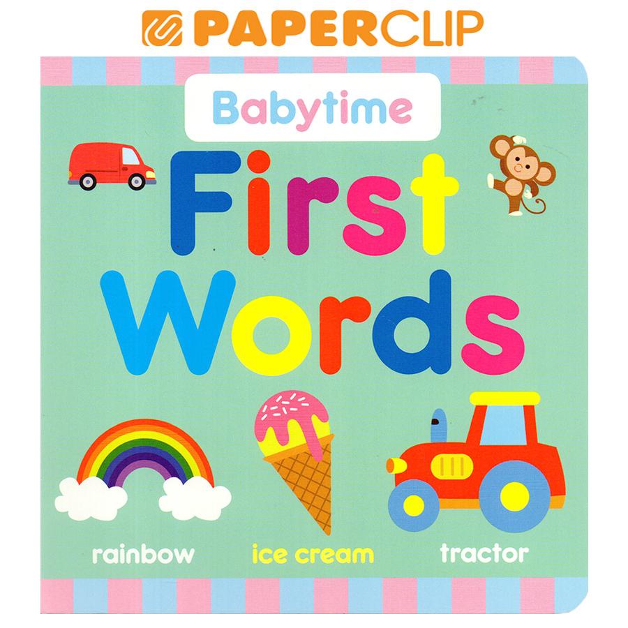 Jual BABY TIME : FIRST WORDS (GREEN COVER) | Shopee Indonesia