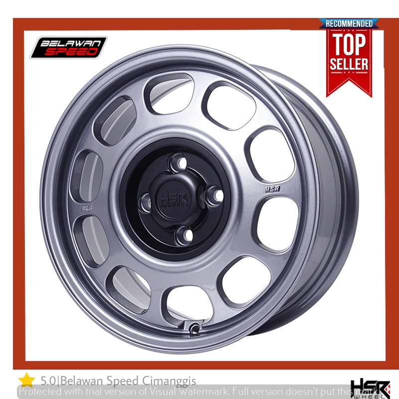 Jual VELG MOBIL RACING PELEK MODIFIKASI RING 15 HSR KLG 9100 PCD 4X100/114,3 UNTUK WULING AIR EV ...