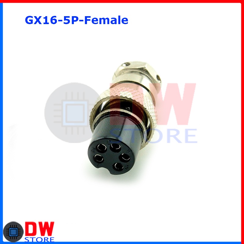 Jual Socket Jack Plug Konektor Aviation CB GX16 GX-16 2P 3P 4P 5P 6P 7P ...