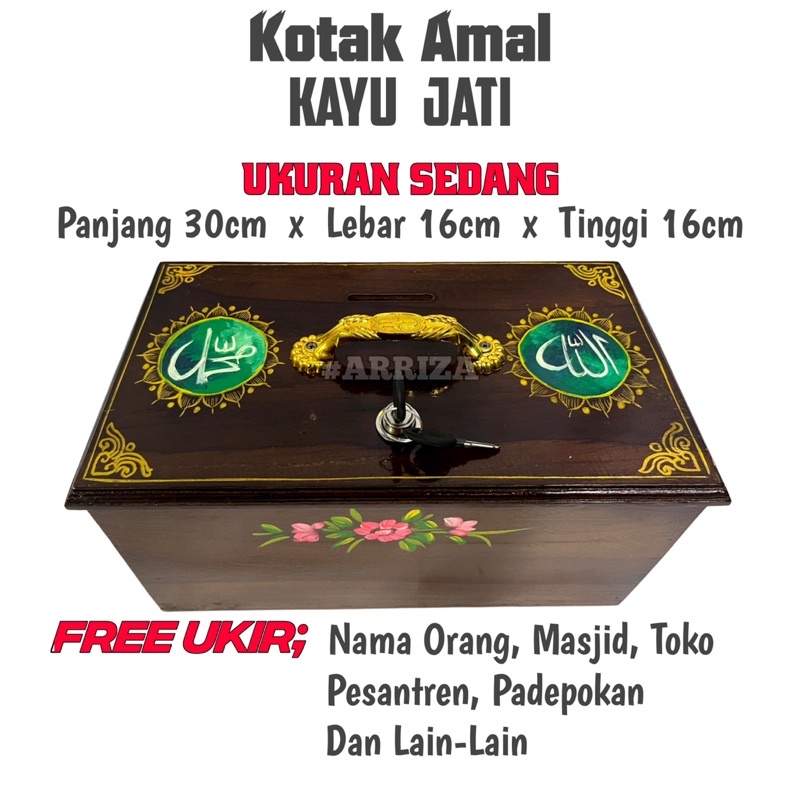 Jual KOTAK AMAL / KOTAK INFAQ / CELENGAN / KOTAK DONASI / TEMPAT ...