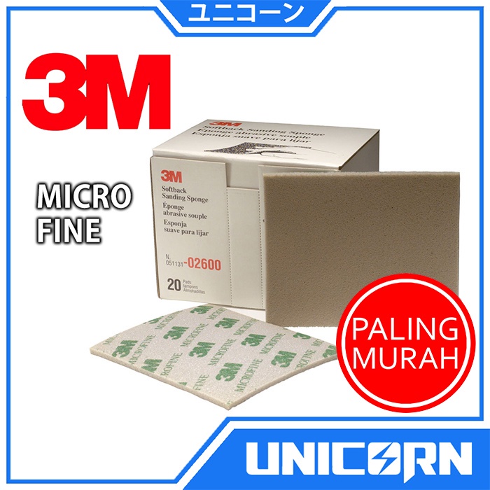 Jual MICRO FINE SANDING SPONGE SANDPAPER 3M / AMPLAS GUNDAM | Shopee ...