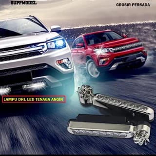 Jual Lampu DRL Led tenaga angin otomatis nyala jika motor/mobil jalan ...