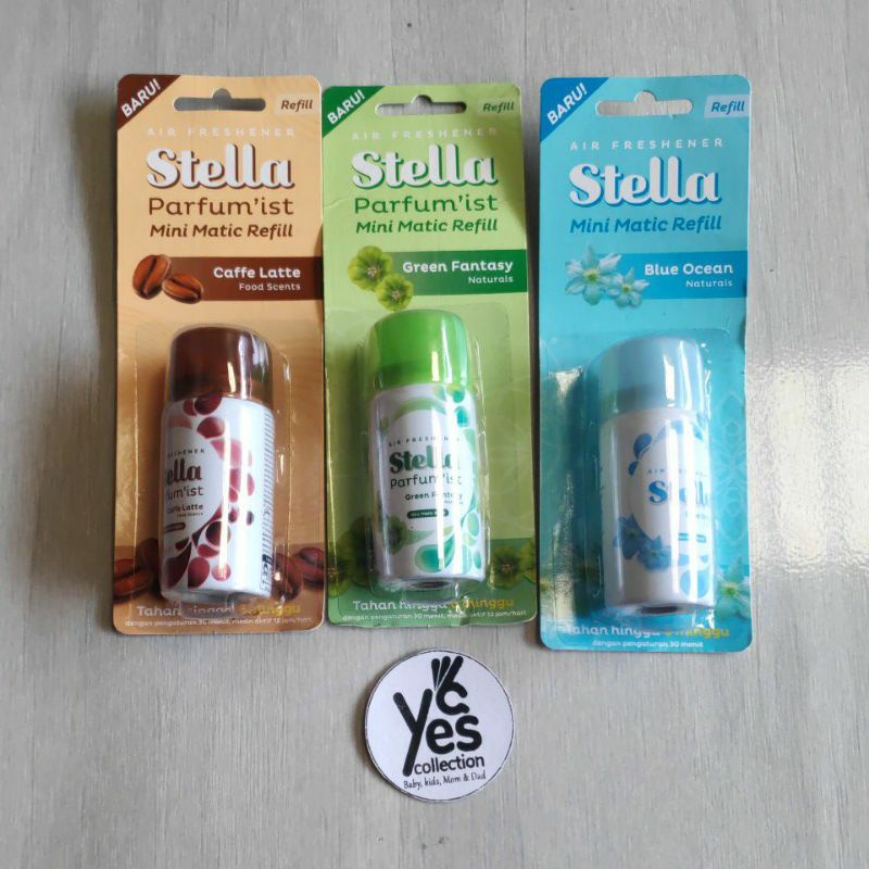 Jual Stella Parfum Mini Matic Refill Air Freshener 40ml Pengharum ...
