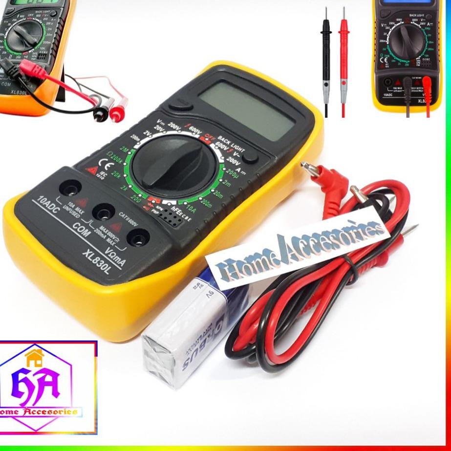 Jual End Year!! | [KP8] | MULTITESTER DIGITAL XL830L/ AVOMETER DIGITAL ...