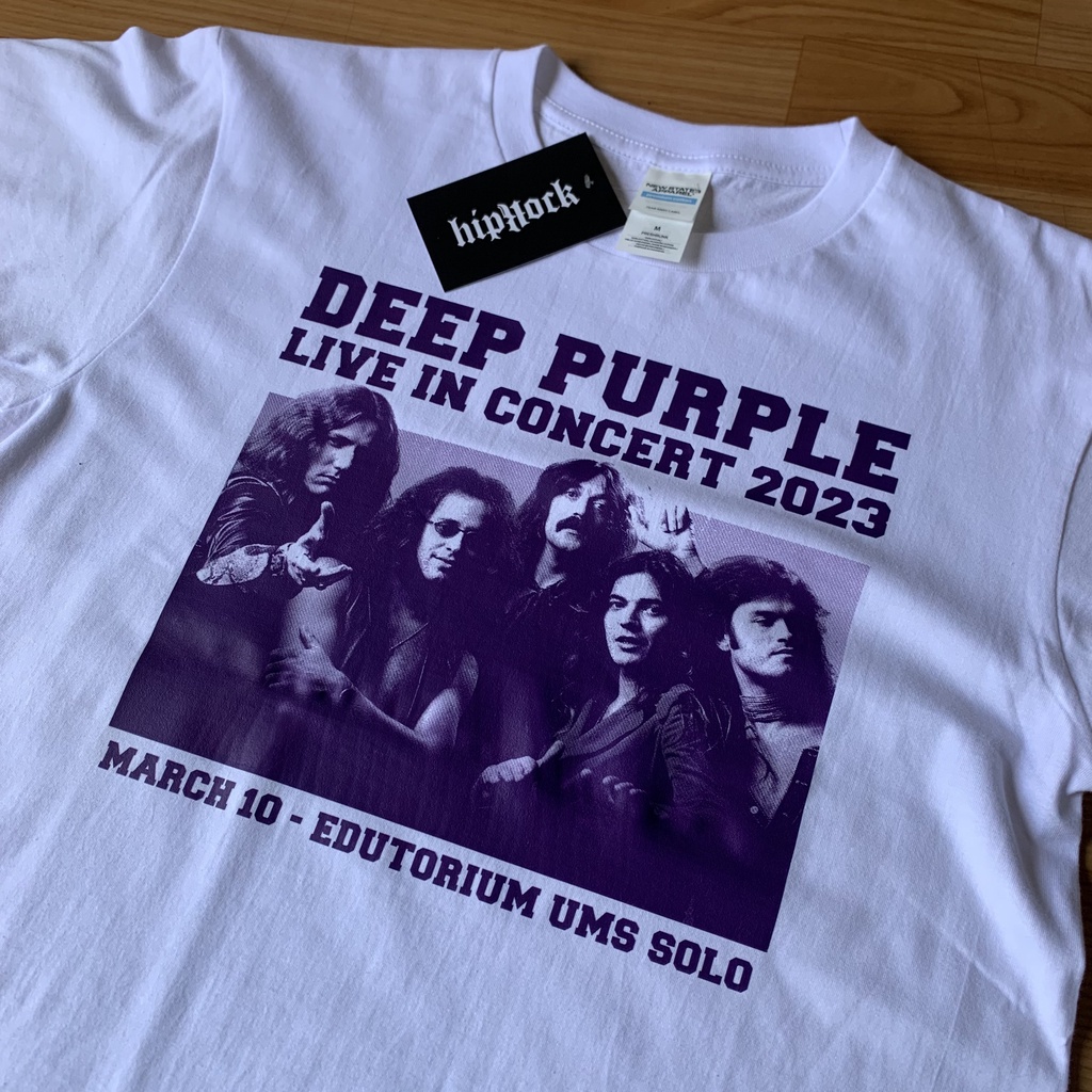 Jual KAOS BAND DEEP PURPLE LIVE CONCERT SOLO 2023 | NSA PREMIUM KAOS ...